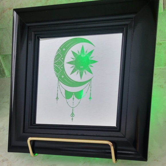 Wall Decor | Sun Moon 4x4 Laser Engraved Mirror | Poshmark